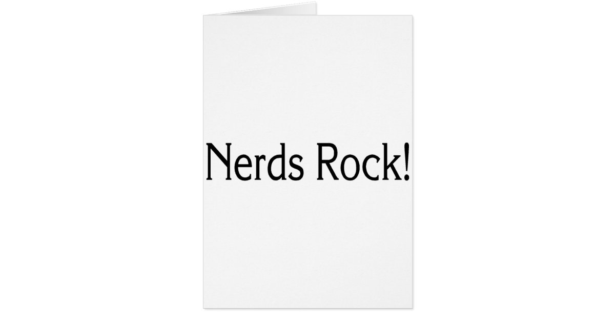 Nerds Rock | Zazzle