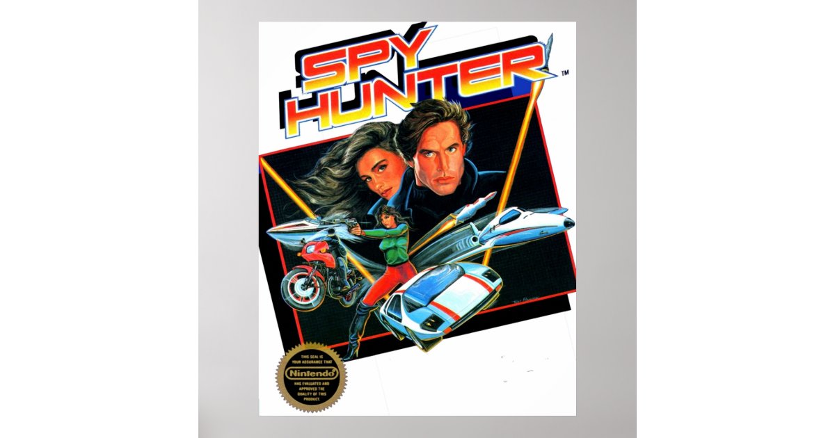NES Spy Hunter Poster | Zazzle