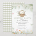 Nesting Party Prep the Nest Baby shower Invitation | Zazzle