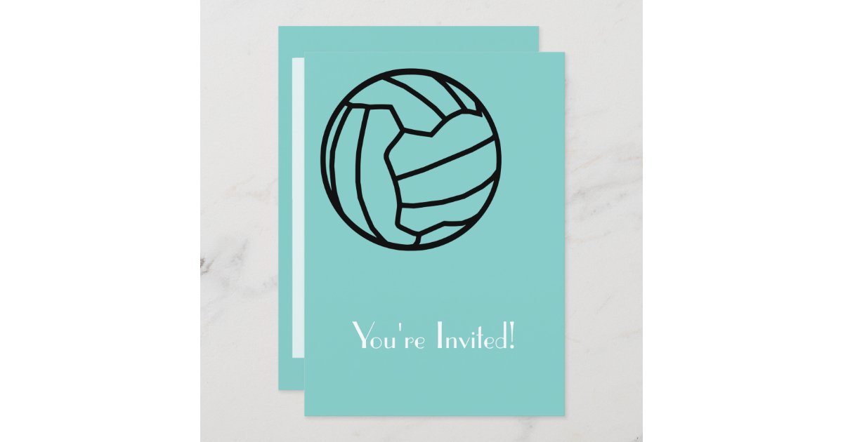 Netball Ball Themed Invitation | Zazzle