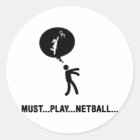 Netball Goal Attack, GA, Netball Team Stickers | Zazzle.com