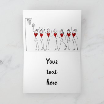 Netball Coach Thank you Card | Zazzle