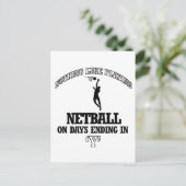 NETBALL designs Postcard | Zazzle