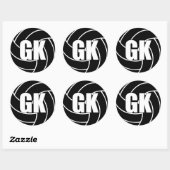 Netball Goal Keeper, GK, Netball Team Stickers | Zazzle