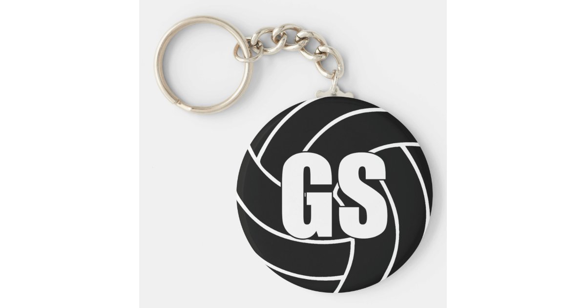 Netball Goal Shooter GS Key Ring | Zazzle