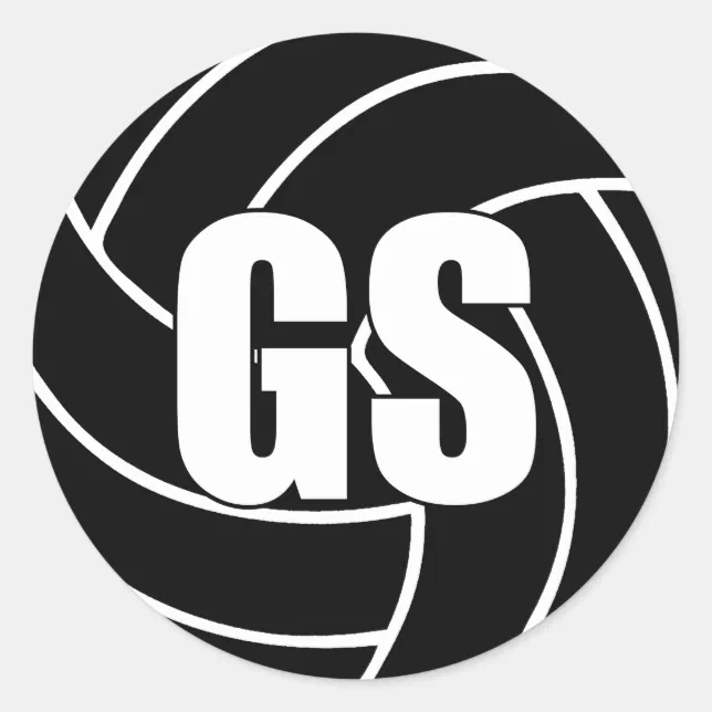 Netball Goal Shooter, GS, Netball Team Stickers | Zazzle