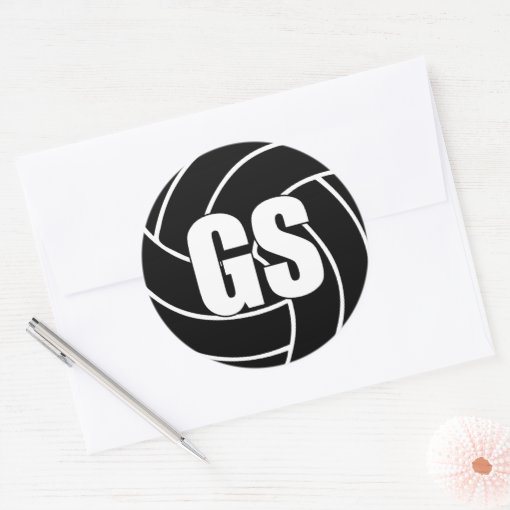 Netball Goal Shooter, GS, Netball Team Stickers | Zazzle