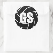 Netball Goal Shooter, GS, Netball Team Stickers | Zazzle