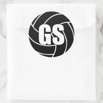 Netball Goal Shooter, GS, Netball Team Stickers | Zazzle