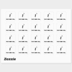 Netball Square Sticker | Zazzle