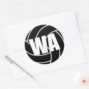 Netball Wing Attack, WA, Netball Team Stickers | Zazzle