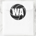 Netball Wing Attack, WA, Netball Team Stickers | Zazzle