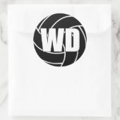 Netball Wing Defense, WD, Netball Team Stickers | Zazzle