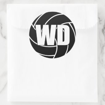 Netball Wing Defense, WD, Netball Team Stickers | Zazzle
