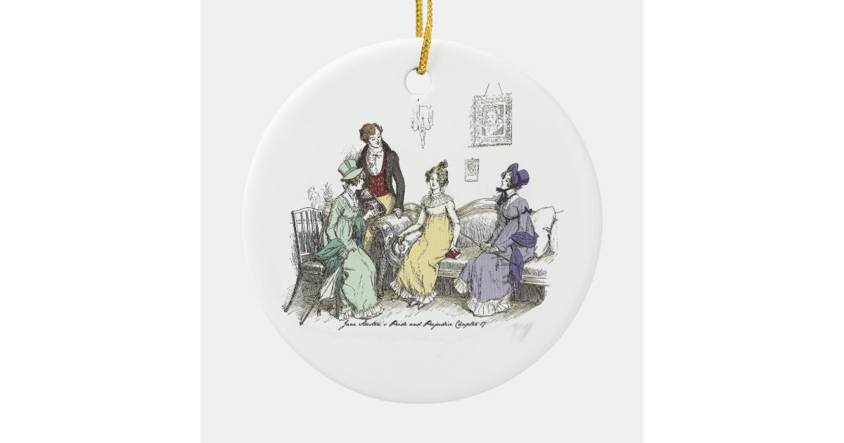 Netherfield Ball Invitation - Pride & Prejudice Ceramic Ornament | Zazzle