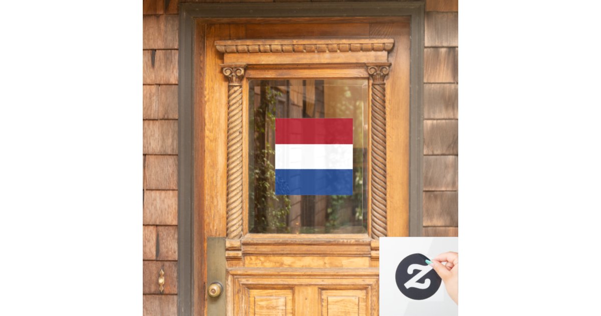 Netherland flag window cling | Zazzle