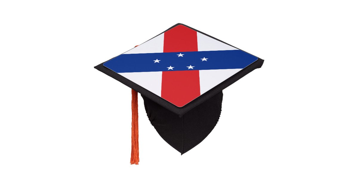 Netherlands Antilles Flag Graduation Cap Topper | Zazzle