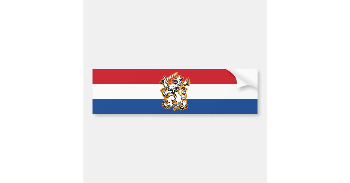Netherlands Bumper Sticker | Zazzle