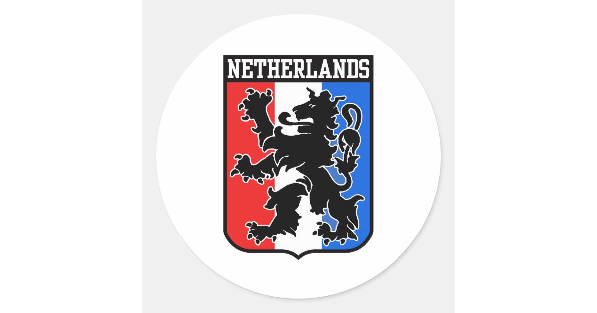 Netherlands Classic Round Sticker | Zazzle