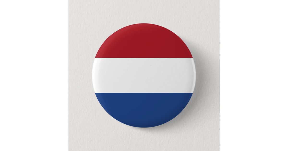 Netherlands Flag Button | Zazzle