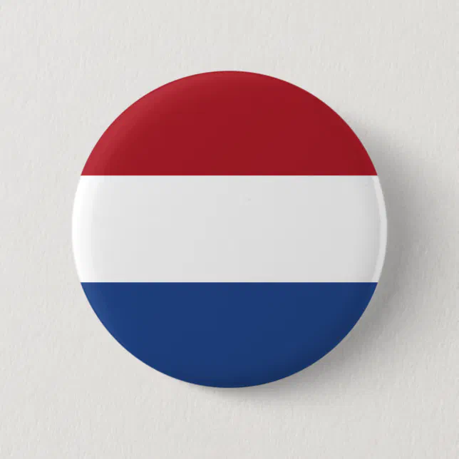 Netherlands Flag Button | Zazzle