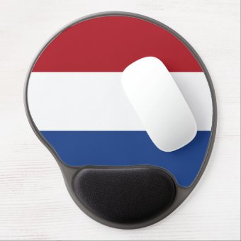 Netherlands Flag Gel Mouse Pad | Zazzle