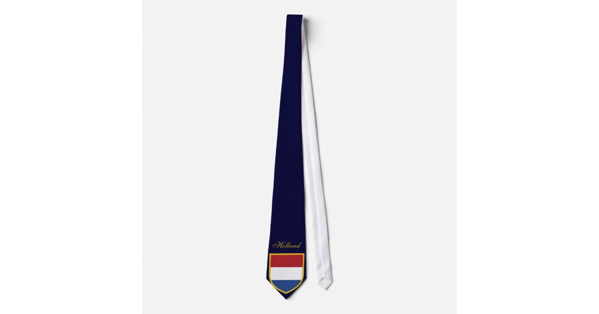 Netherlands Flag Neck Tie | Zazzle