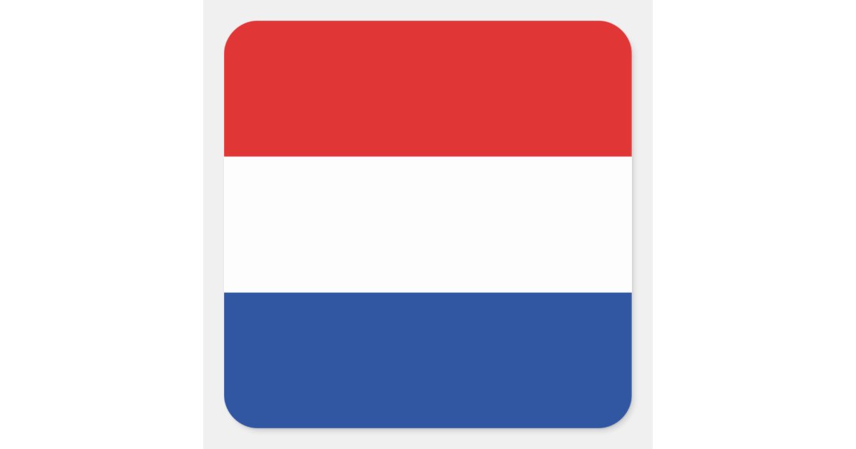 Netherlands Flag Sticker | Zazzle