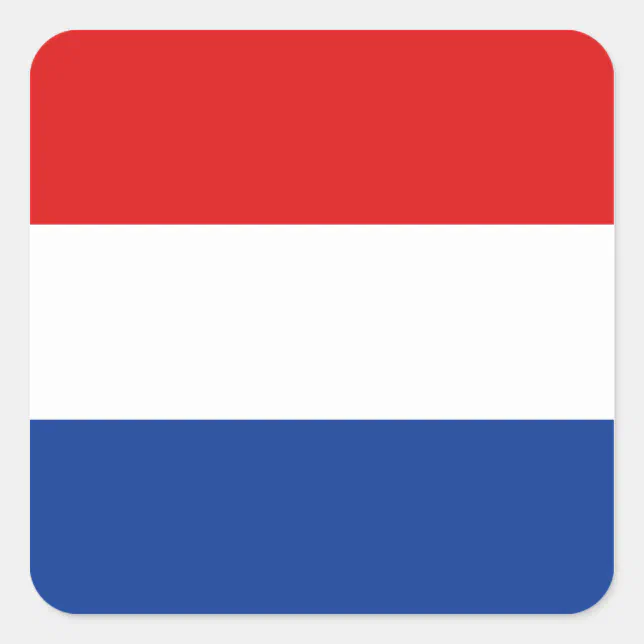 Netherlands Flag Sticker | Zazzle