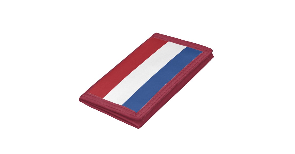 Netherlands Flag Trifold Wallet | Zazzle