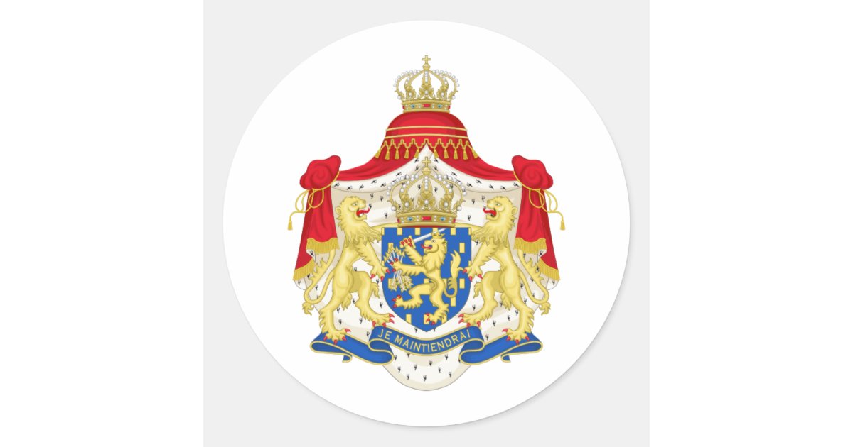 Netherlands NL Classic Round Sticker | Zazzle