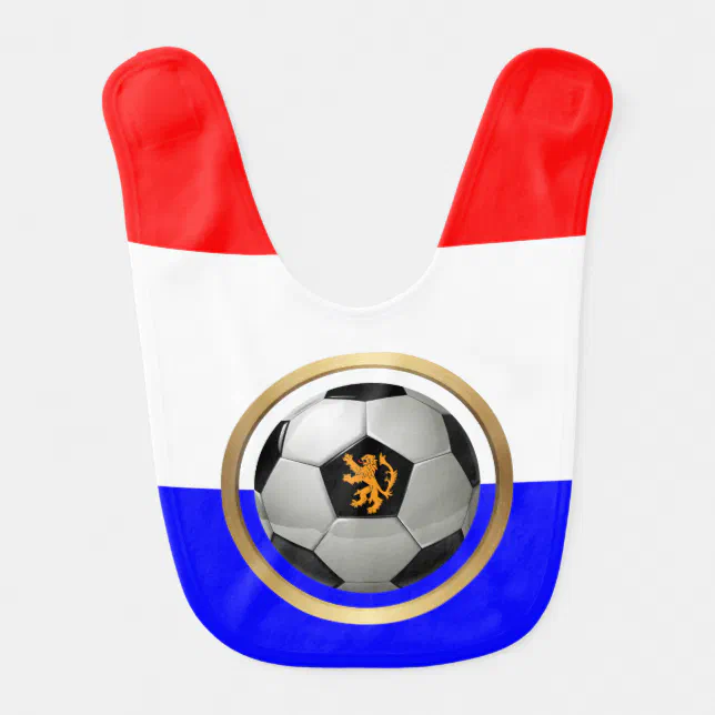 Netherlands Soccer Ball with Dutch Lion Bib | Zazzle