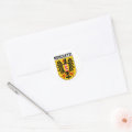 Neuchâtel coat of arms, Switzerland Classic Round Sticker | Zazzle