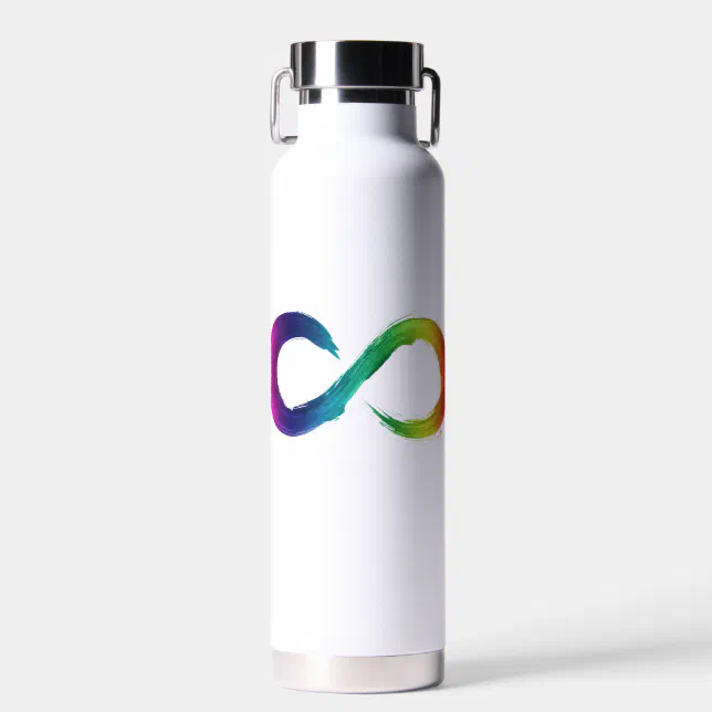 Neurodiversity (autism, adhd, etc) water bottle | Zazzle