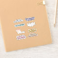 Neurodiversity Awareness Typography Sticker Pack | Zazzle