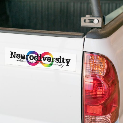 Neurodiversity bumper sticker | Zazzle