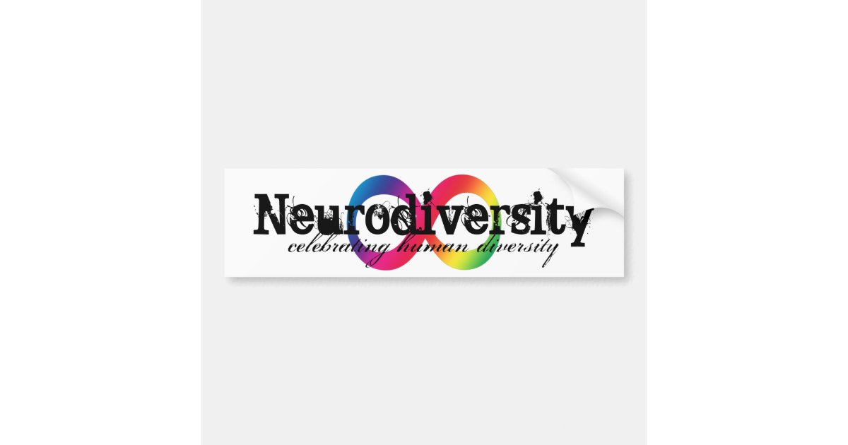 Neurodiversity bumper sticker | Zazzle