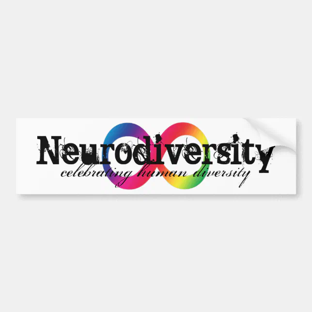 Neurodiversity bumper sticker | Zazzle
