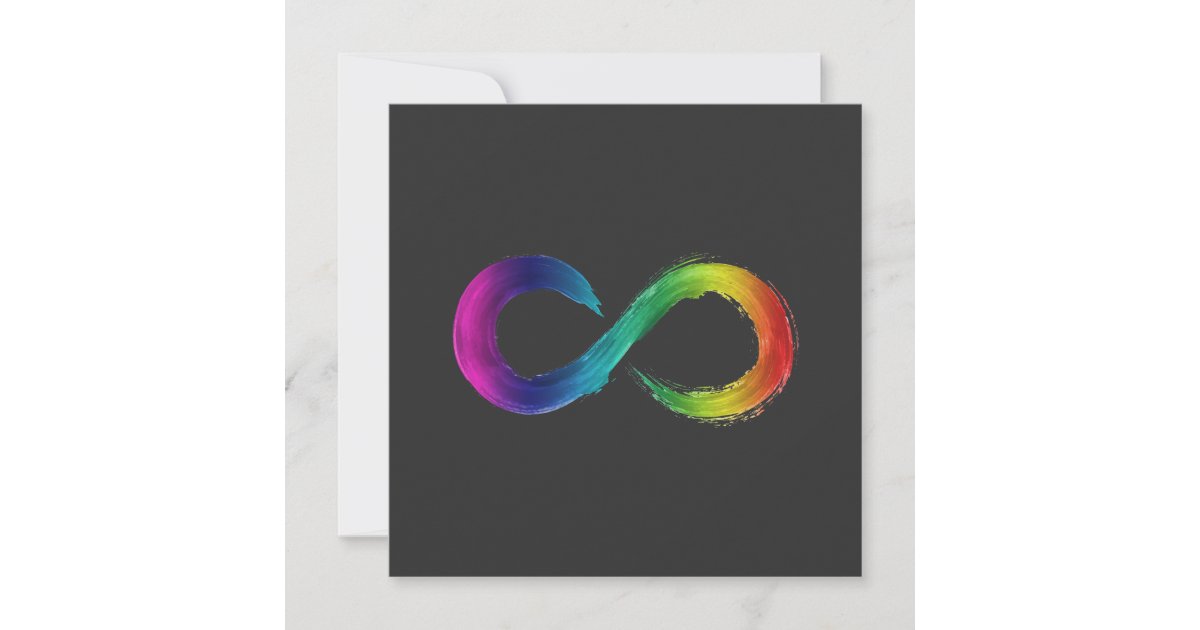 Neurodiversity Infinity Logo card | Zazzle