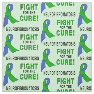 Neurofibromatosis Butterfly Awareness Ribbon Fabric | Zazzle
