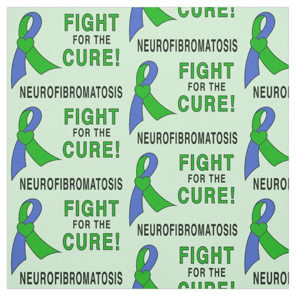 Neurofibromatosis Butterfly Awareness Ribbon Fabric | Zazzle