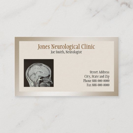 Neurologist Business Card | Zazzle.com