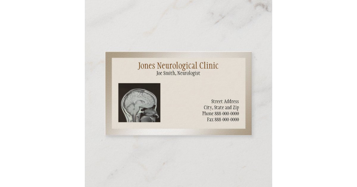 Neurologist Business Card | Zazzle
