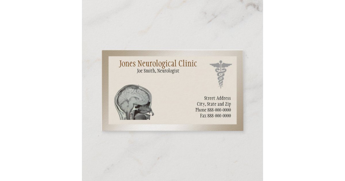 Neurologist Business Card | Zazzle