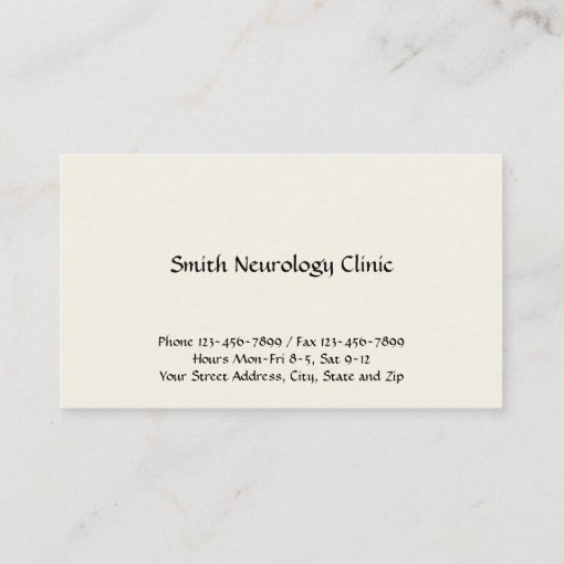 Neurologist Neurology Business Card | Zazzle
