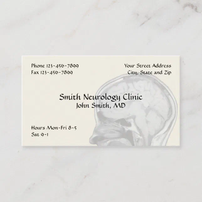 Neurologist Neurology Business Card | Zazzle