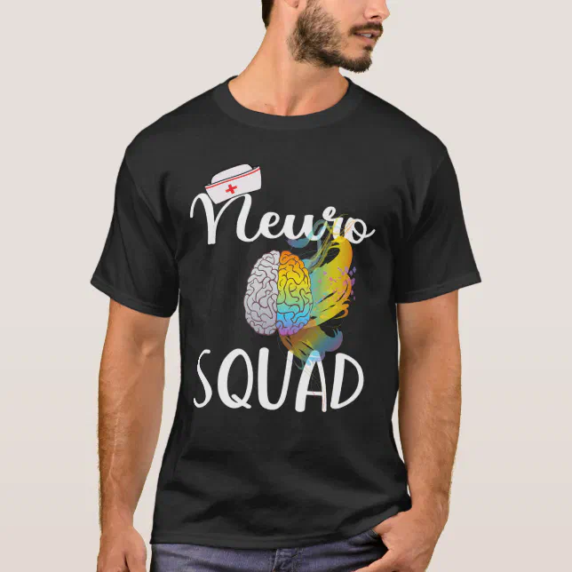 Neurology Neuro Squad Neuroscience Neurologist Mat T-Shirt | Zazzle