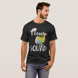 Neurology Neuro Squad Neuroscience Neurologist Mat T-Shirt | Zazzle