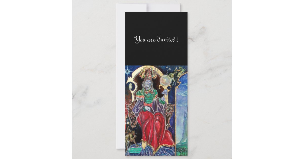 NEUROMANCER , red blue,white black Invitation | Zazzle