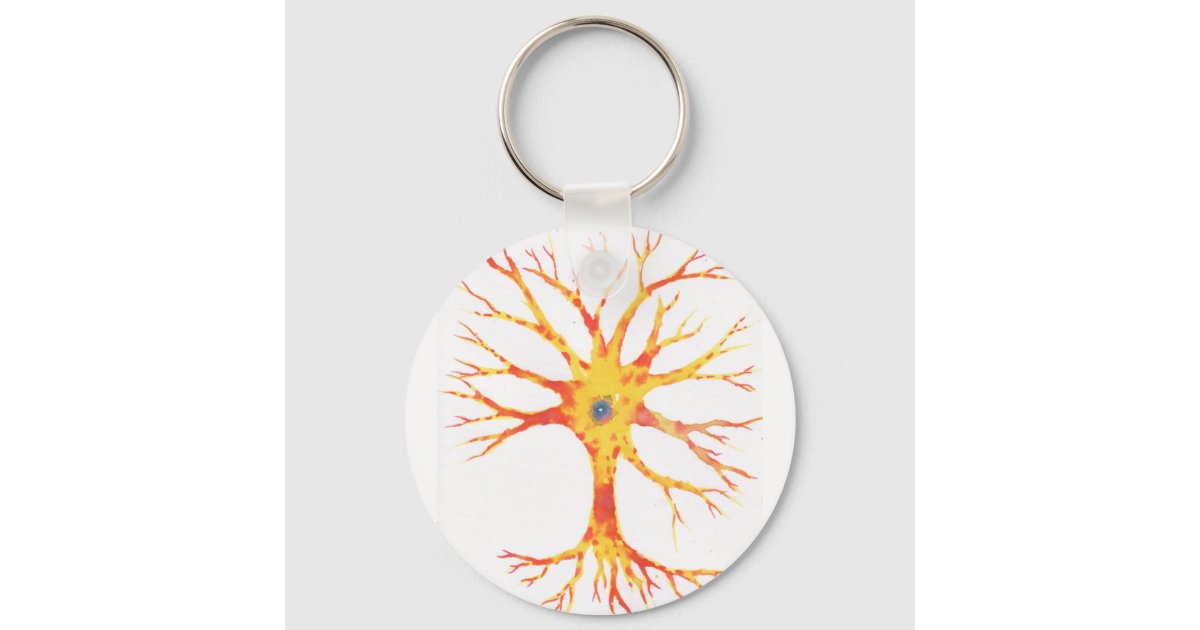 Neuron Keychain | Zazzle